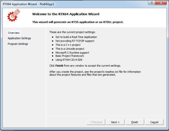 Using the Application Wizard in Visual Studio 2012